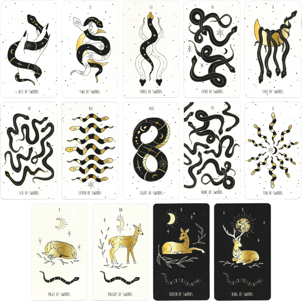 New Moon Tarot Deck Indie Draw String Edition Tarot & Divination Mystic ...